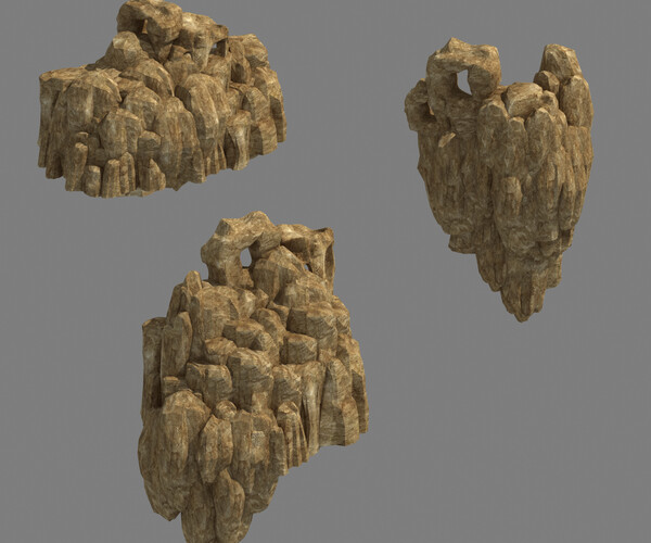 ArtStation - Fountain Hill Rock - Terrain 09 | Game Assets