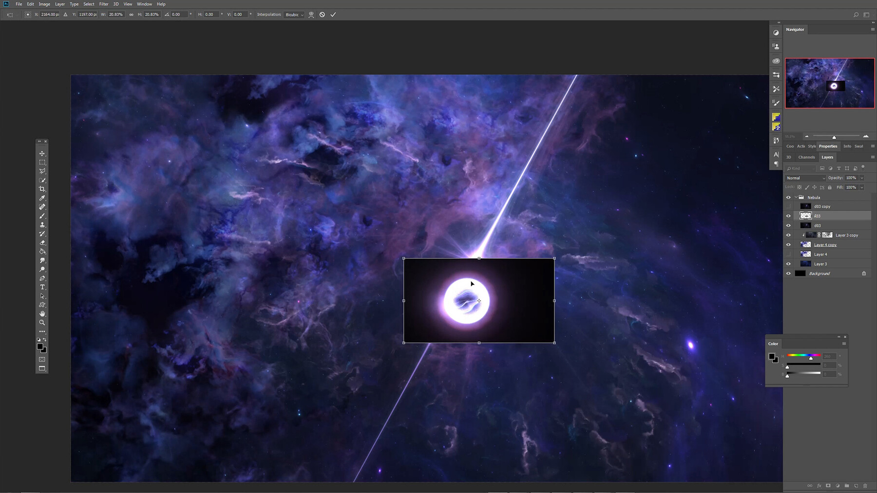 ArtStation - EPIC SPACE 3: How to create SPACE ANOMALY | Tutorials