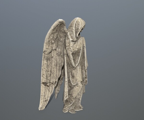 ArtStation - Angel_Statue_ 1 | Game Assets
