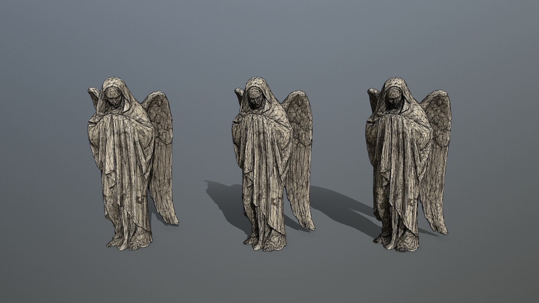 ArtStation - Angel_Statue_ 1 | Game Assets