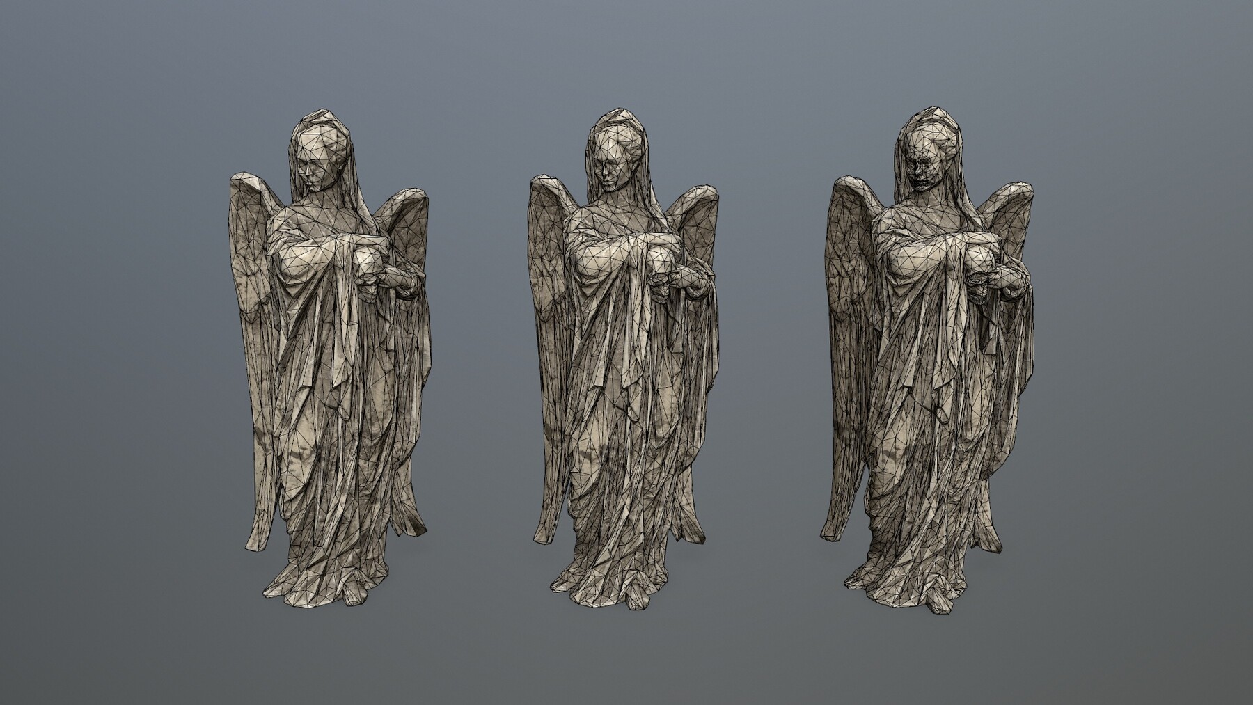 ArtStation - Angel_Statue_2 | Game Assets