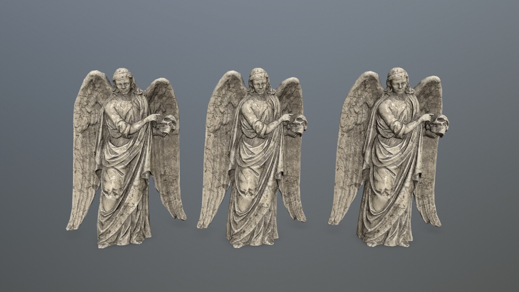 ArtStation - Angel_Statue_3 | Game Assets