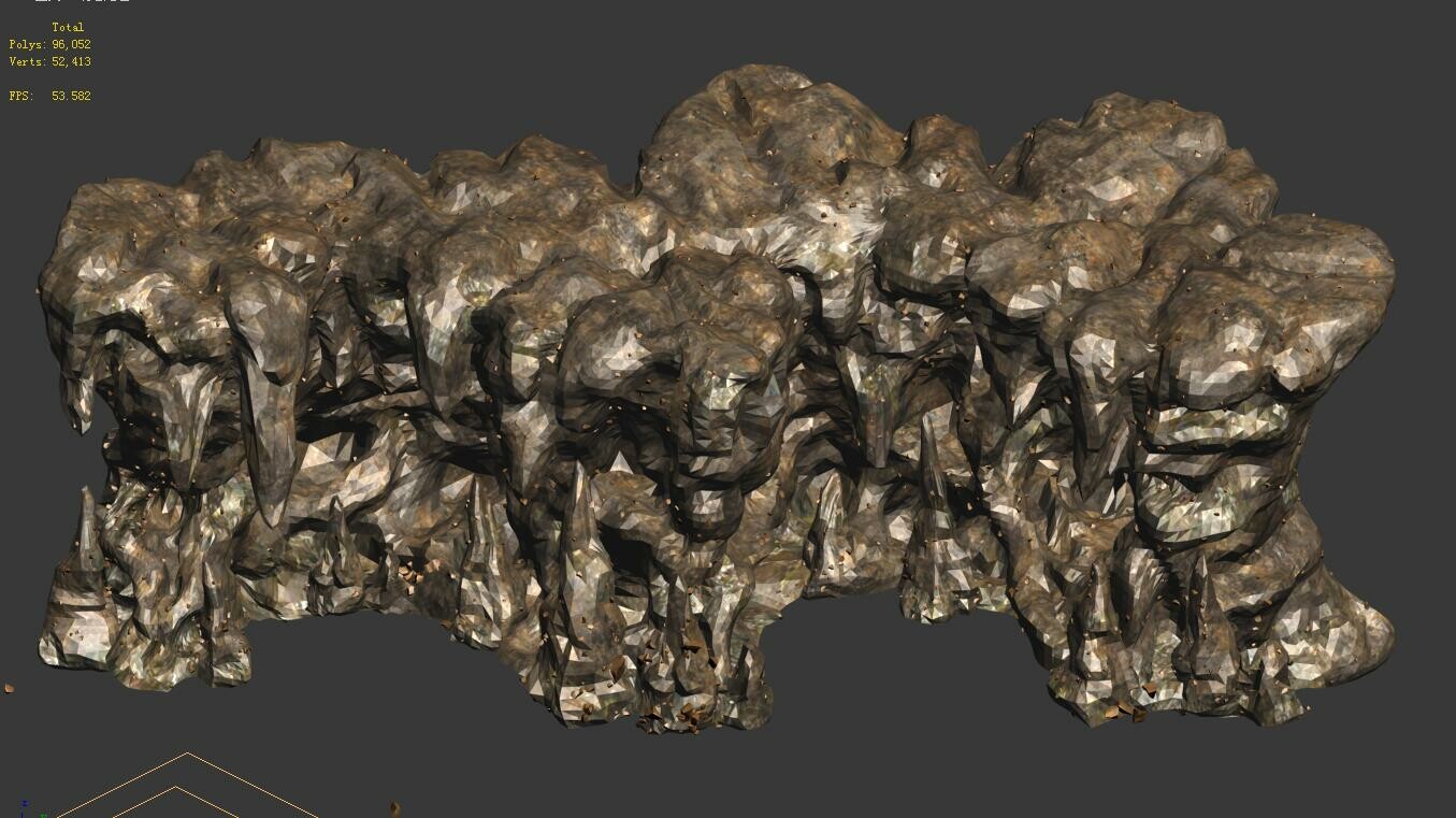 ArtStation - Ghost Gate Palace Mountain 05 | Game Assets