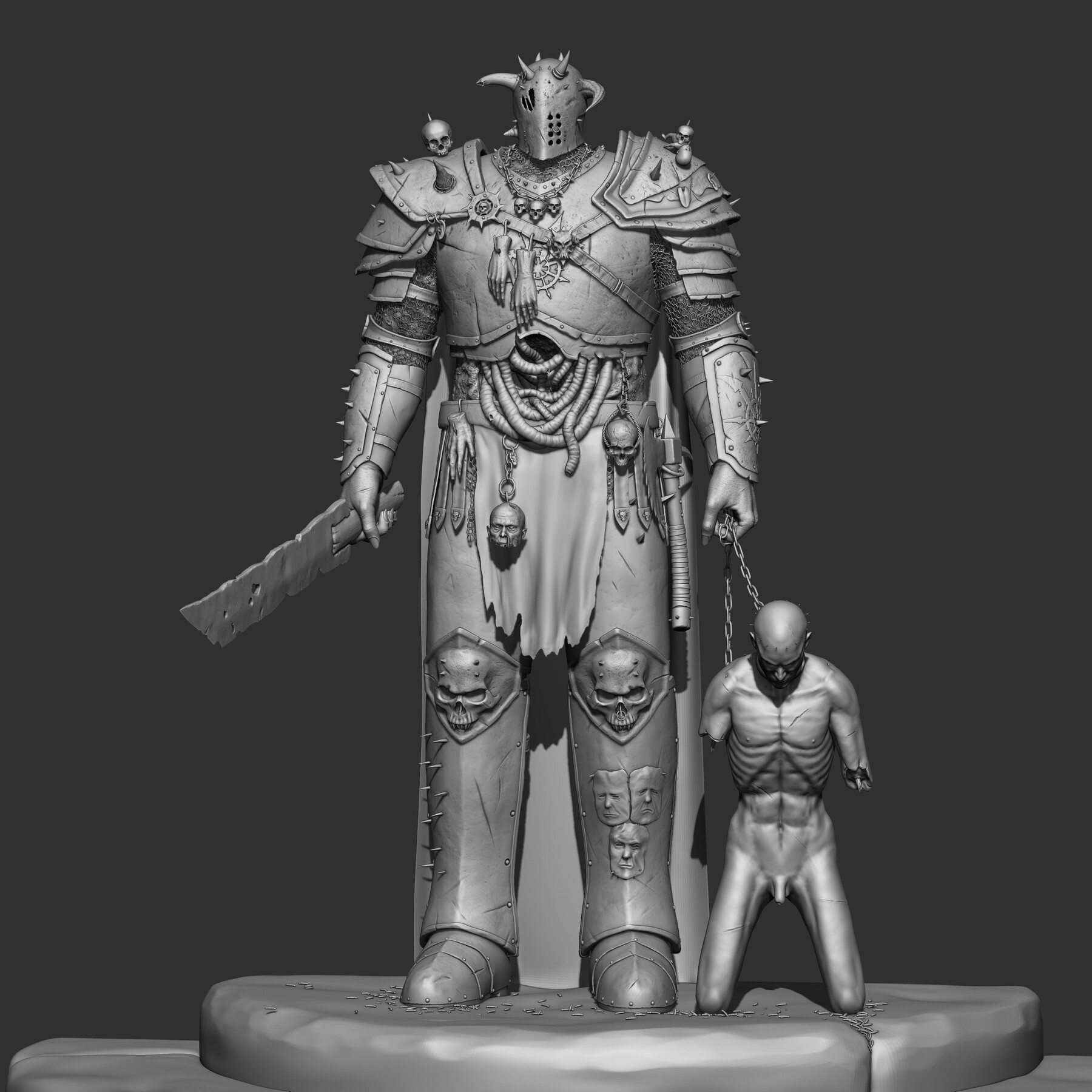 ArtStation - Death Guard Captain High Poly | Resources