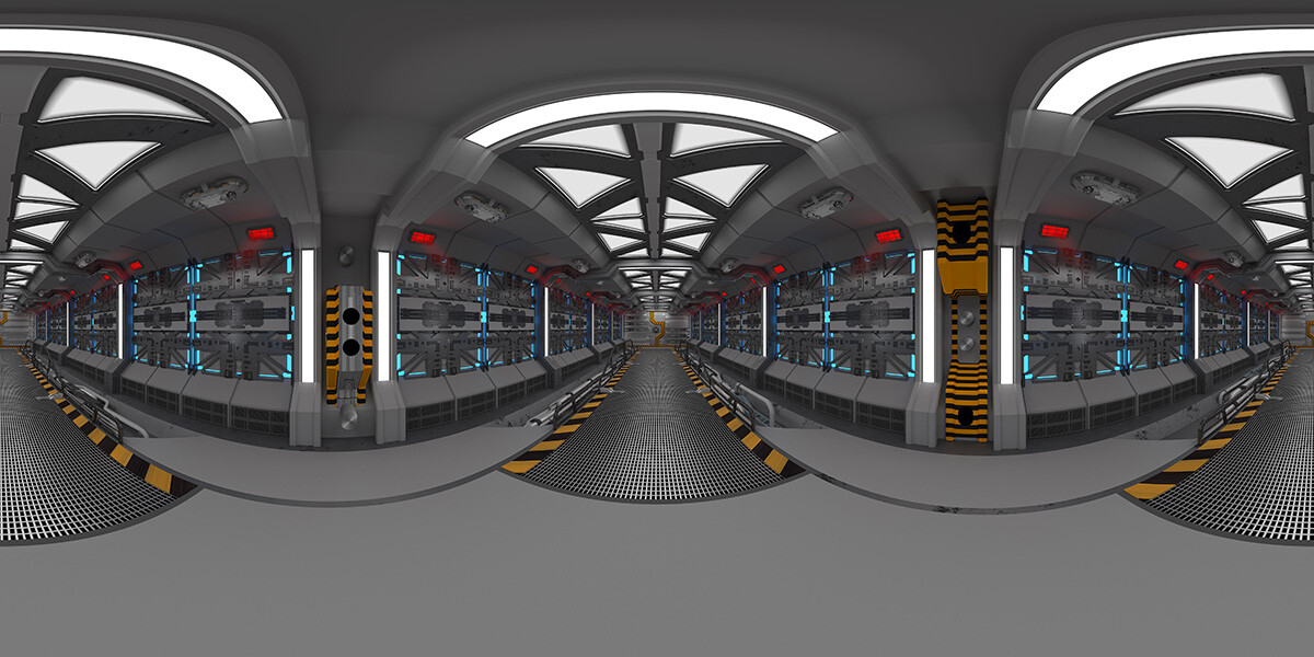 ArtStation - Spaceship Interior 20K HDRI | Resources