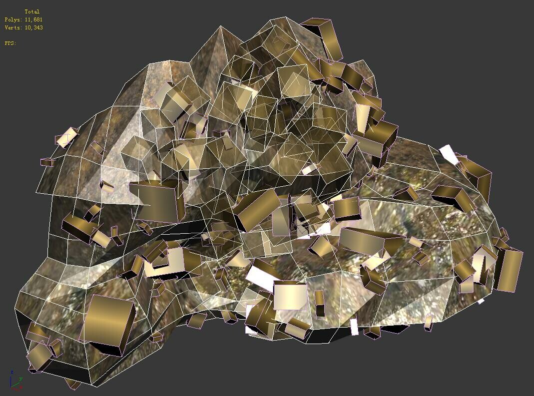 ArtStation - Ghost Gate Palace Mountain 09 | Game Assets