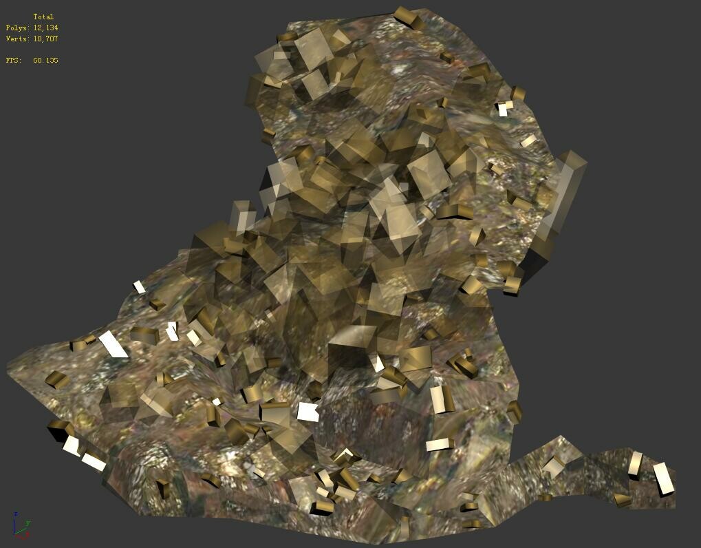 ArtStation - Ghost Gate Palace Mountain 11 | Game Assets