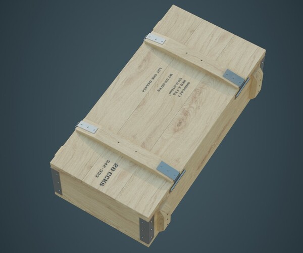 ArtStation - Ammunition Box 2B | Game Assets