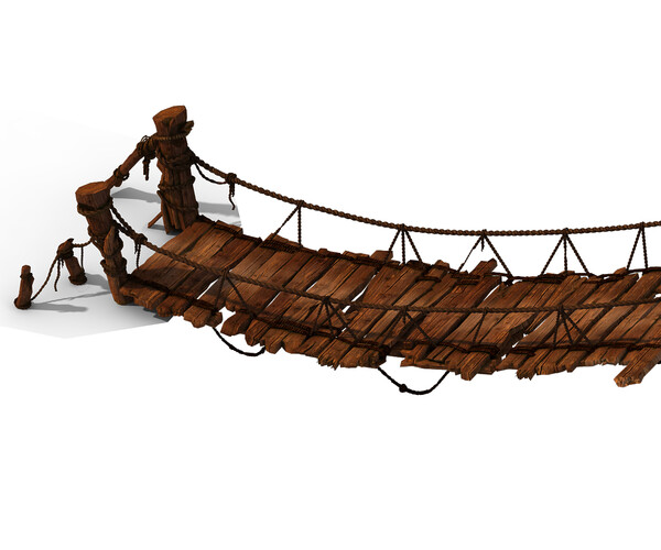 ArtStation - Huashan Mountain Road - Ice and Snow Bridge 03 | Game Assets