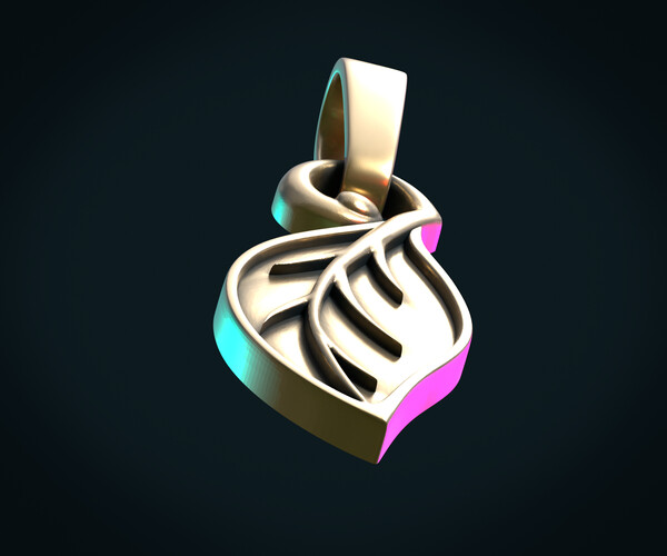 ArtStation - Leaf pendant | Resources