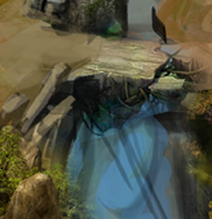 ArtStation - Suburb - Huanglongshan broken stone bridge | Game Assets