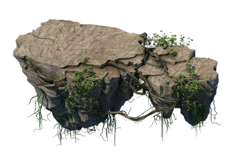 ArtStation - Suburb - Huanglongshan broken stone bridge 02 | Game Assets
