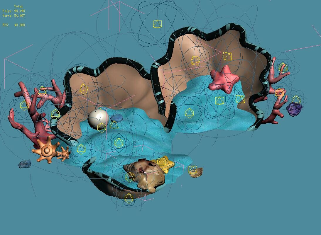 ArtStation - Cartoon Underwater City - Shell 04 | Game Assets