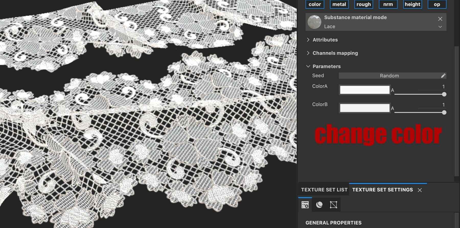ArtStation - 2 Procedural Lace Materials | Resources