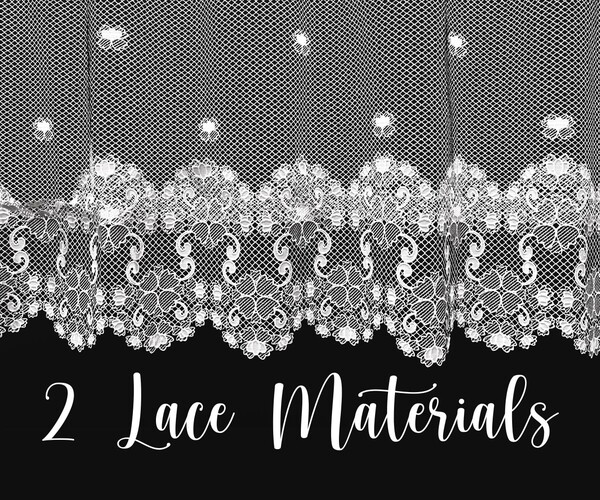 ArtStation - 2 Procedural Lace Materials | Resources