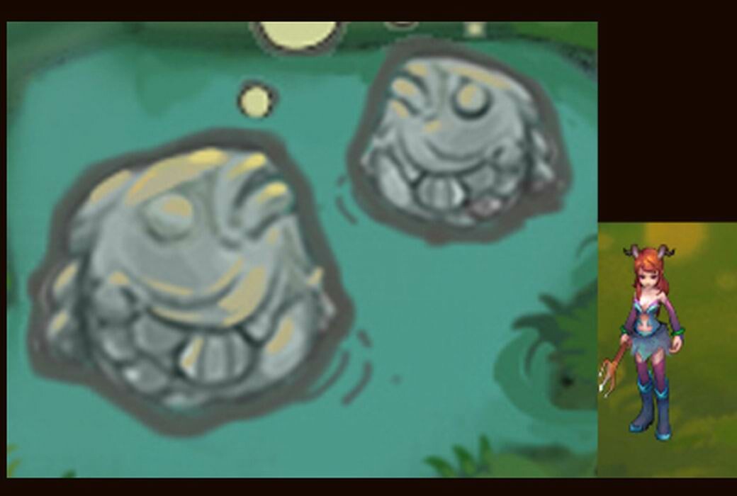 ArtStation - Cartoon mountain shape - stone fish | Game Assets