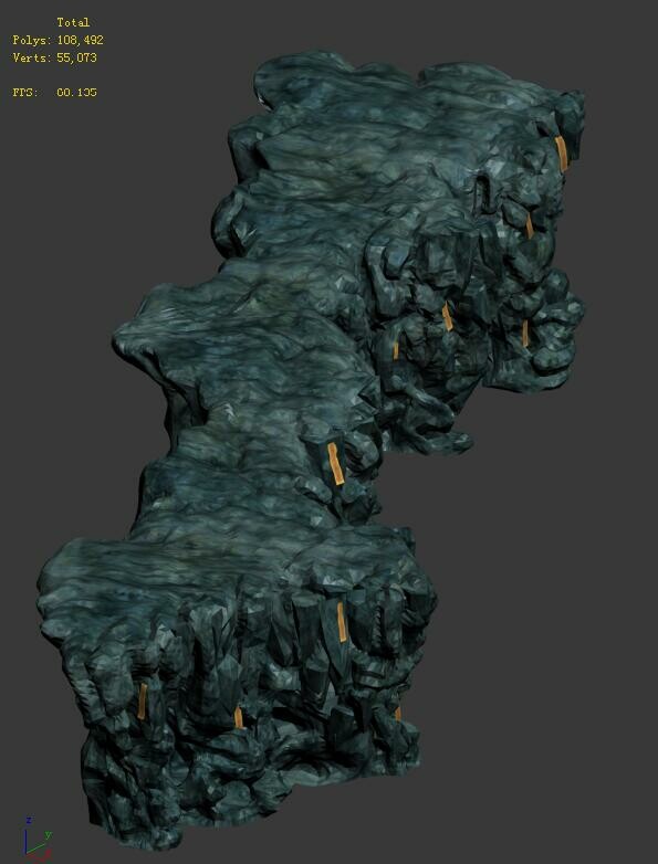 ArtStation - Trapped Dragon Cave - Mountain 02 | Game Assets