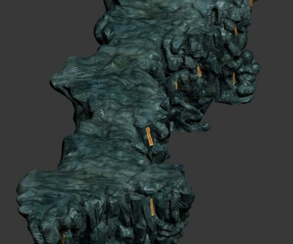 ArtStation - Trapped Dragon Cave - Mountain 02 | Game Assets