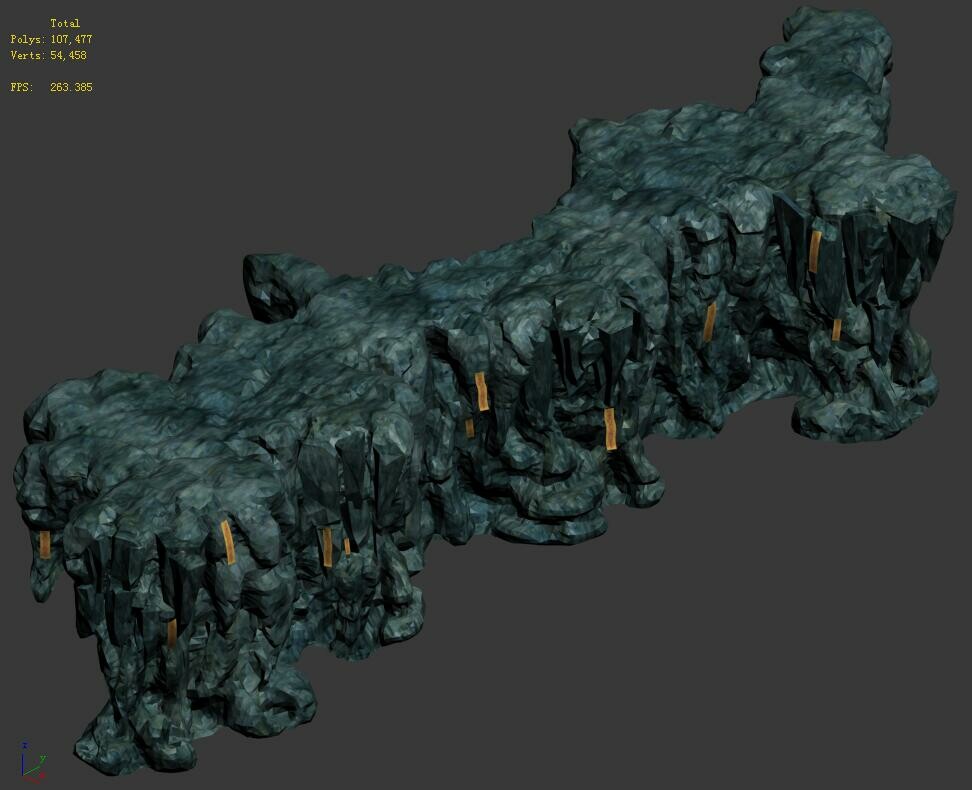 ArtStation - Trapped Dragon Cave - Mountain 07 | Game Assets