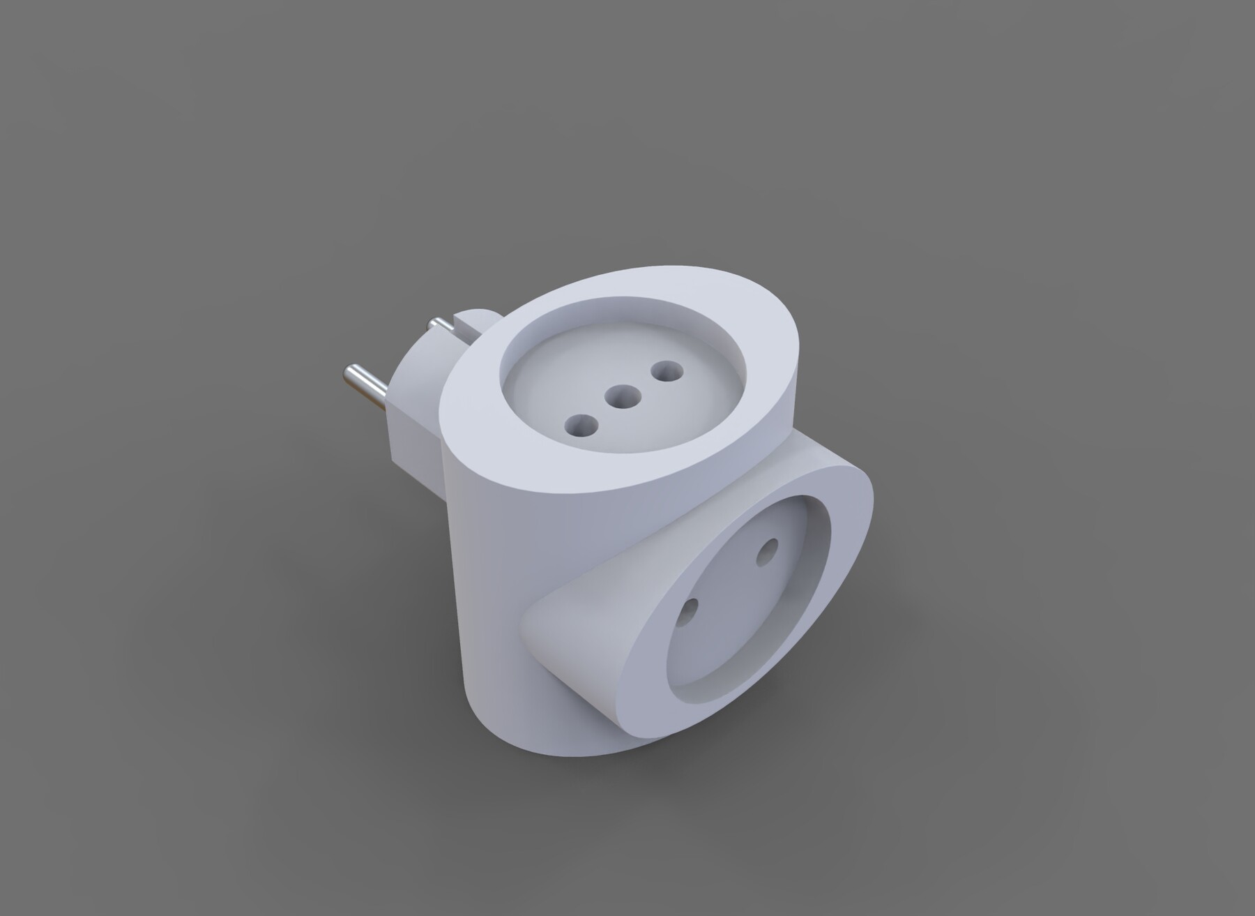 ArtStation - triple plug socket adapter | Resources