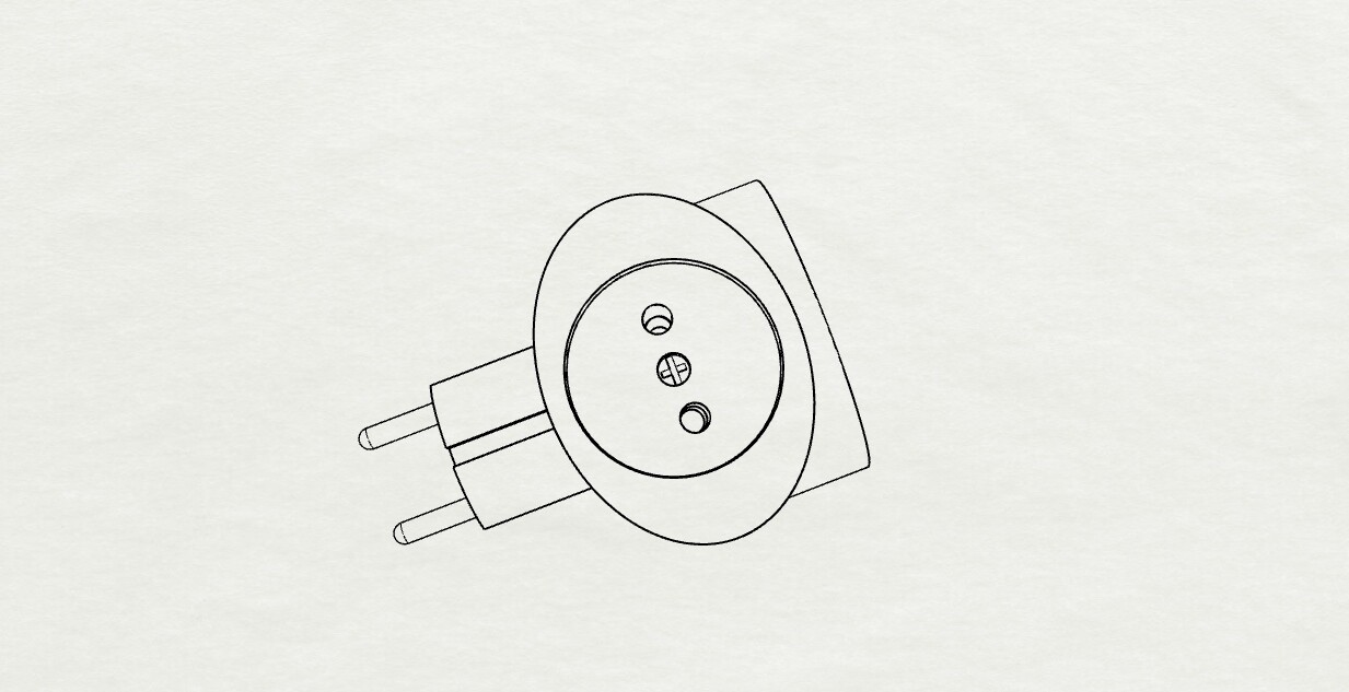 ArtStation - triple plug socket adapter | Resources