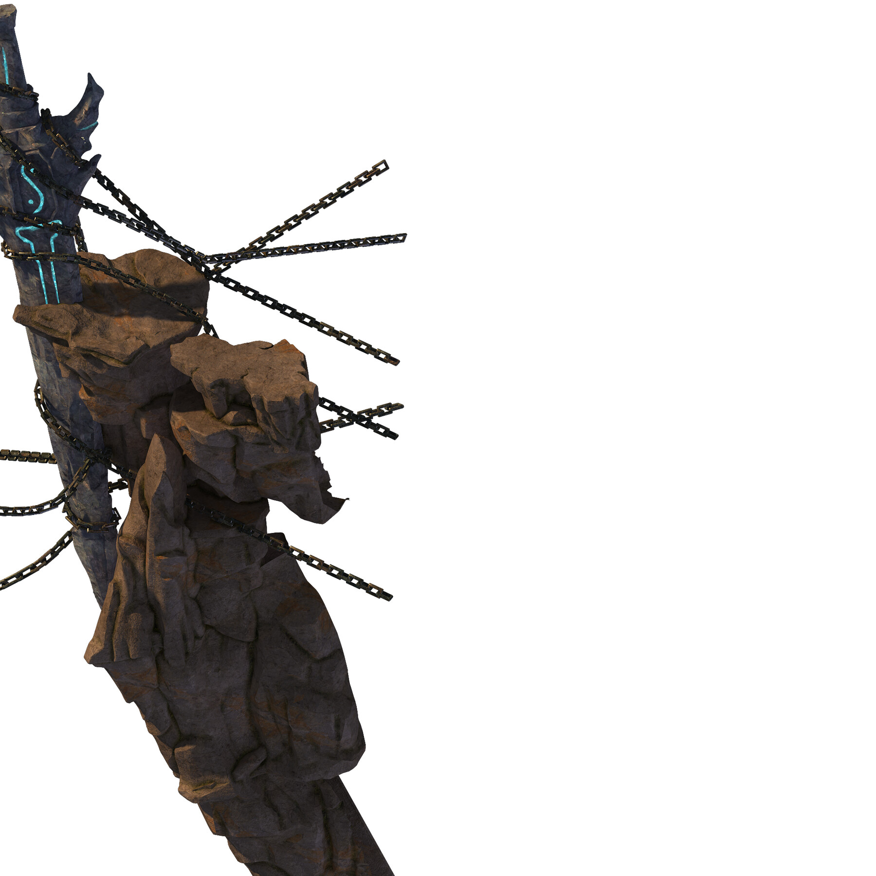 ArtStation - Quanzhen teach - stone sword | Game Assets