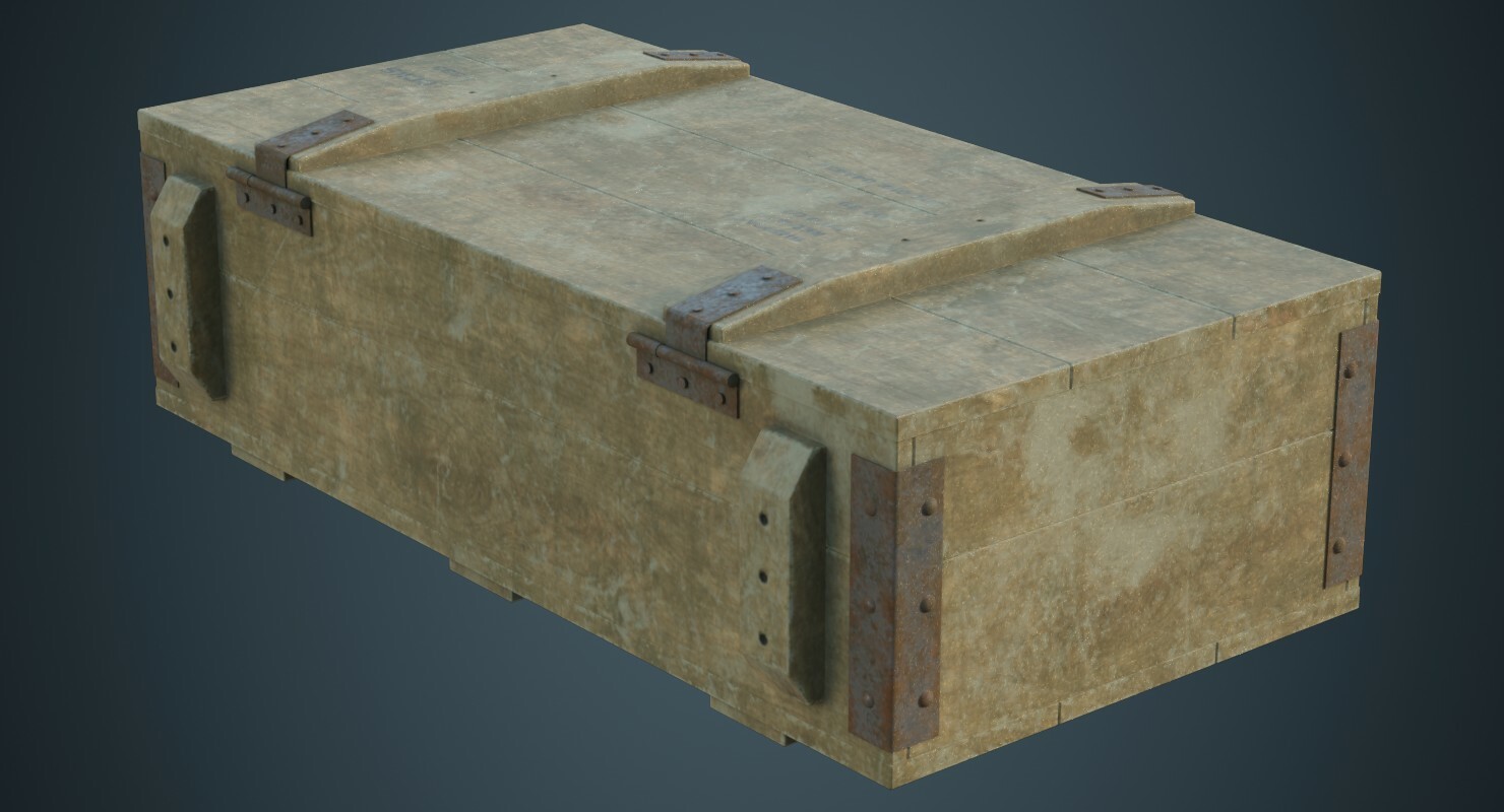 ArtStation - Ammunition Box 2D | Game Assets