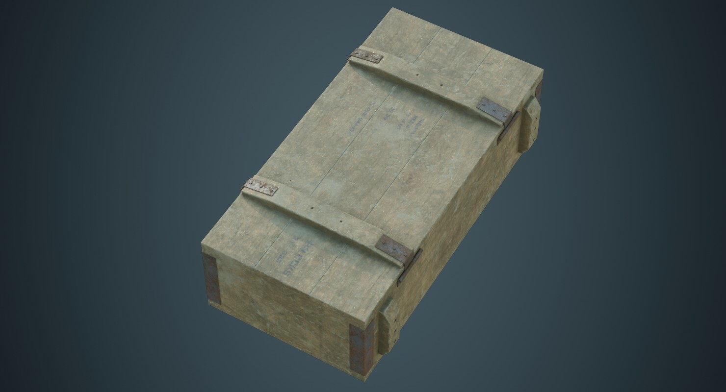 ArtStation - Ammunition Box 2D | Game Assets