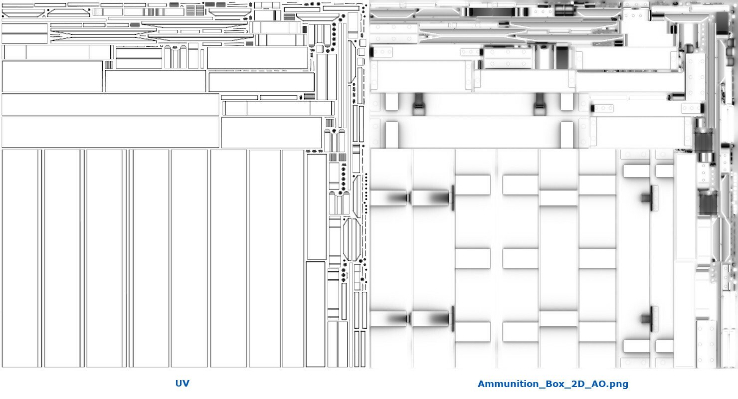 ArtStation - Ammunition Box 2D | Game Assets