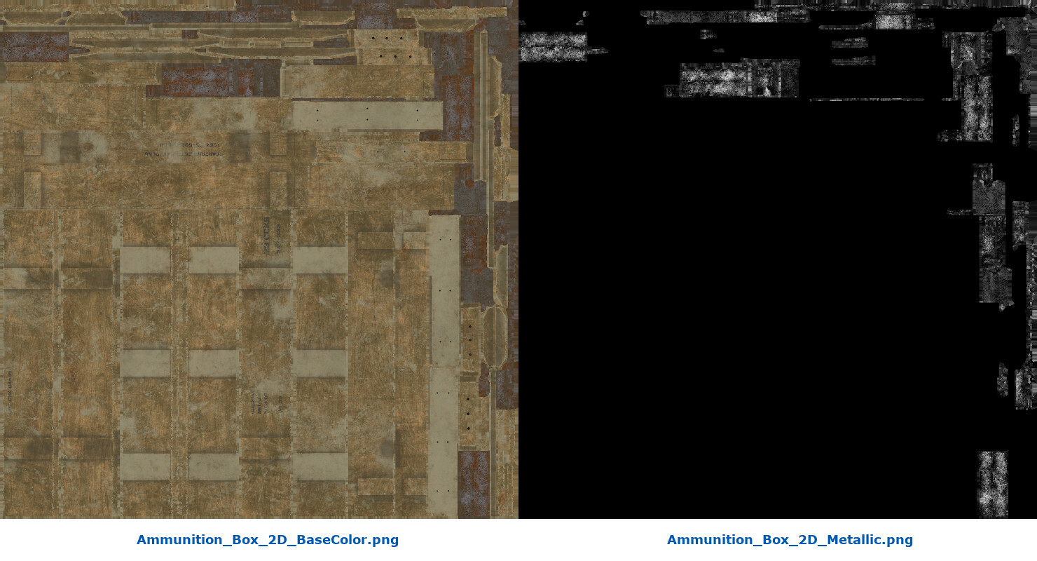 ArtStation - Ammunition Box 2D | Game Assets