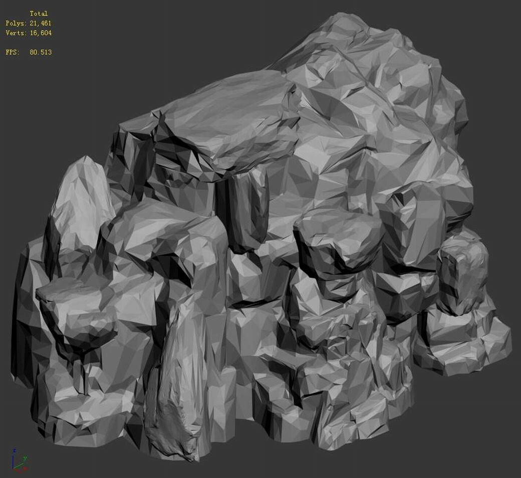 ArtStation - Mountain - Rock 035 | Game Assets