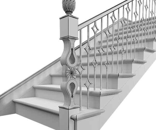 ArtStation - Classic stairs | Resources
