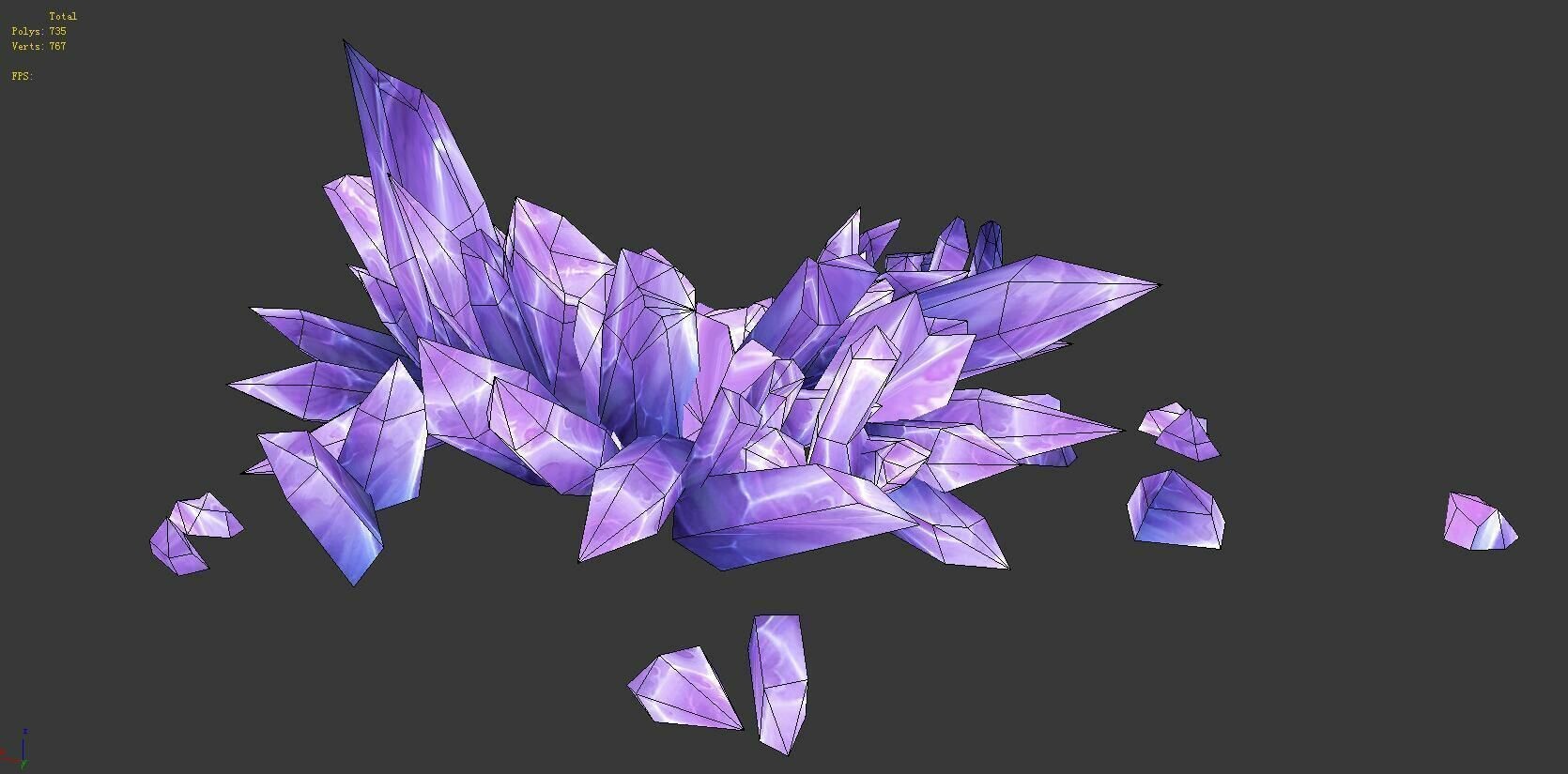 ArtStation - Crystal Swamp - imprisoned soul | Game Assets