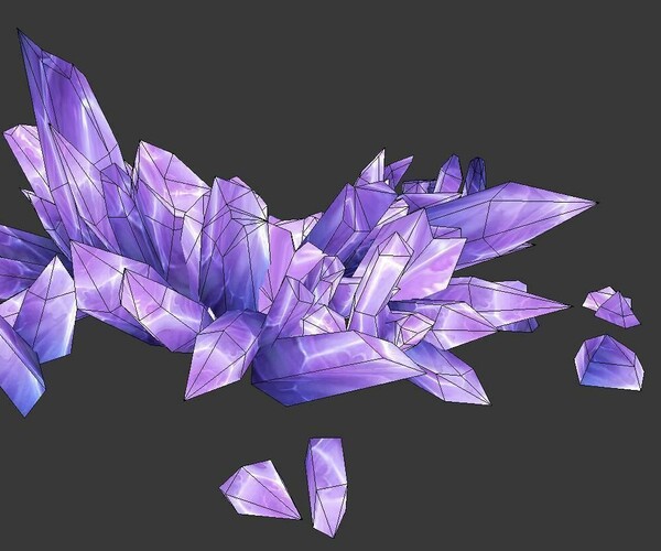 ArtStation - Crystal Swamp - imprisoned soul | Game Assets