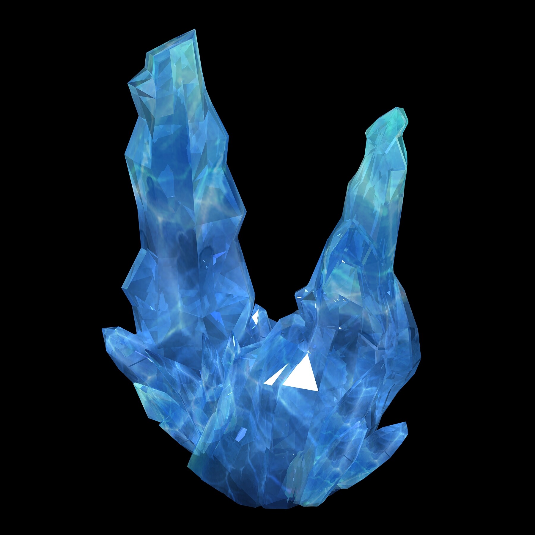 ArtStation - Crystal Swamp - Crystal 08 | Game Assets