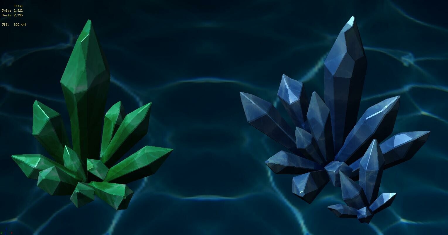 ArtStation - Crystal Swamp - Crystal 045 | Game Assets