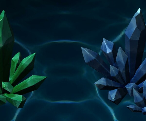 ArtStation - Crystal Swamp - Crystal 045 | Game Assets