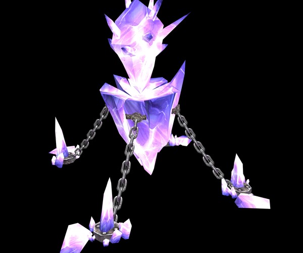 ArtStation - Crystal Swamp - Crystal Trapped Monster 02 | Game Assets