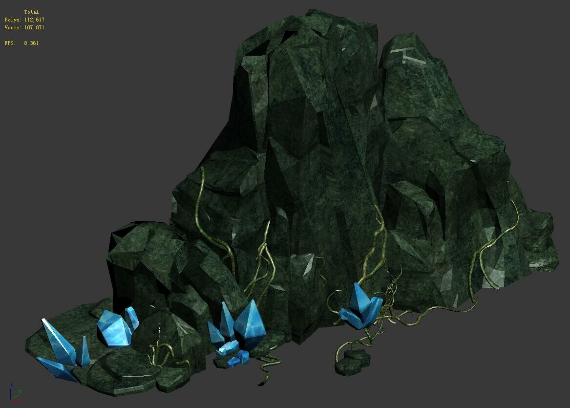 ArtStation - Vampire - Roadside Stones 02 | Game Assets