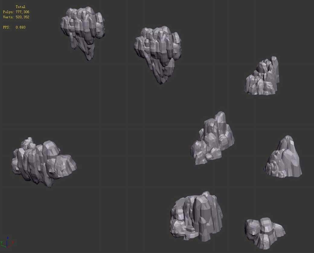 ArtStation - Rock 049 | Game Assets