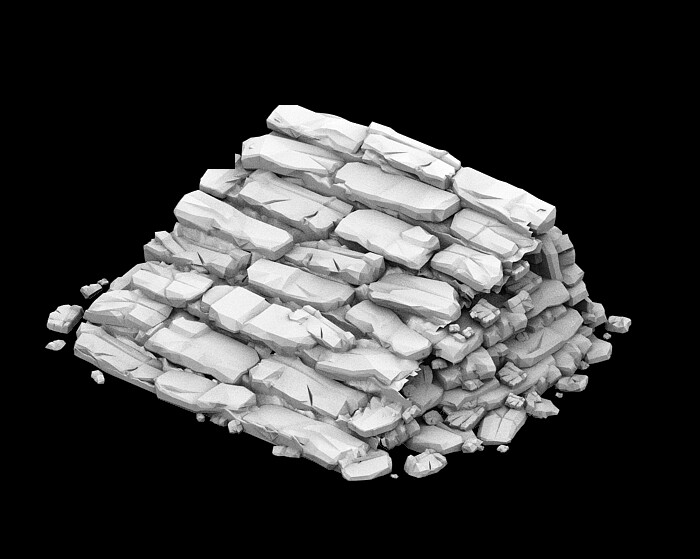 ArtStation - Field - stone steps 032 | Game Assets