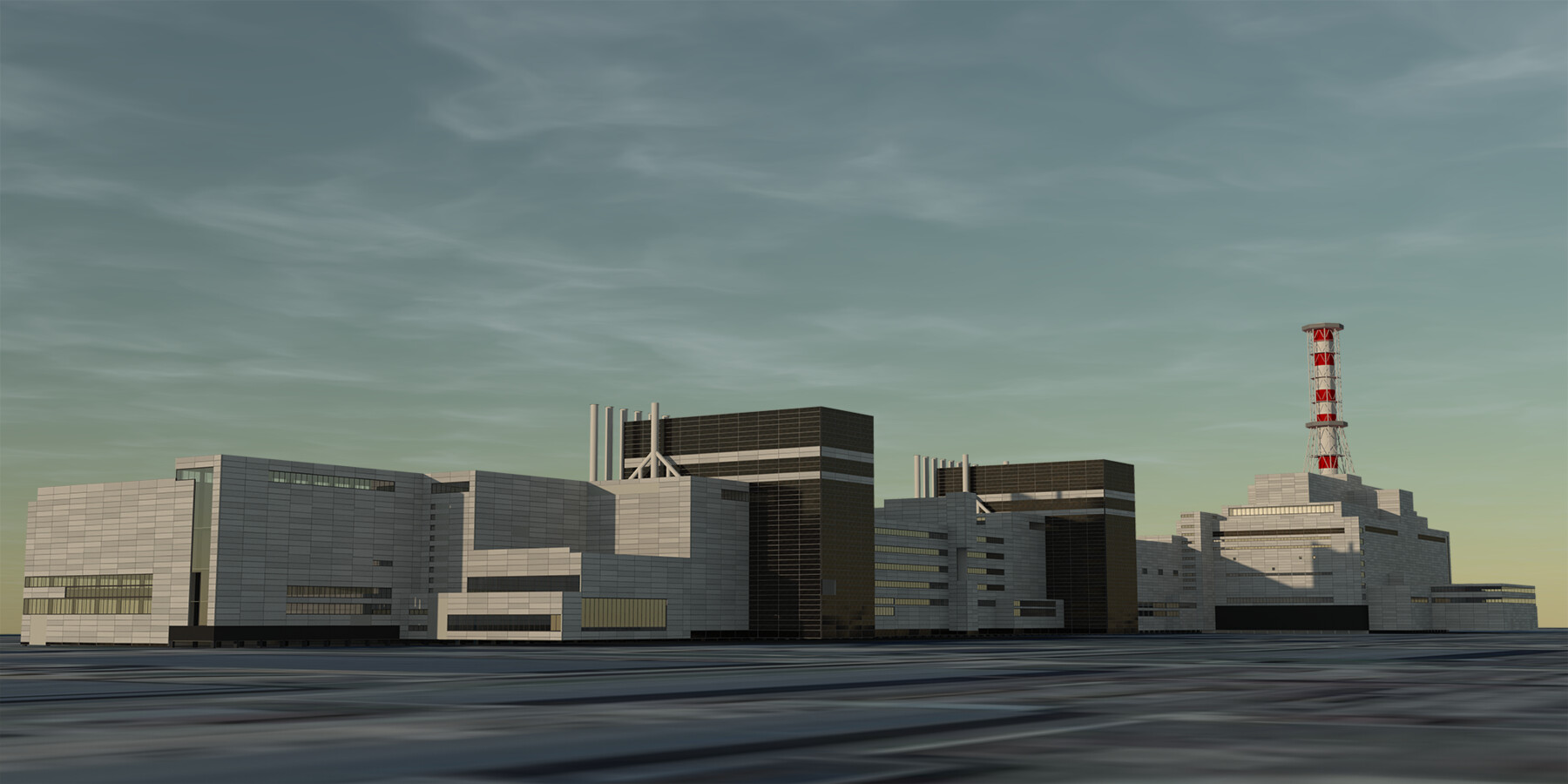 ArtStation - Chernobyl Nuclear Power Plant 3D model | Resources