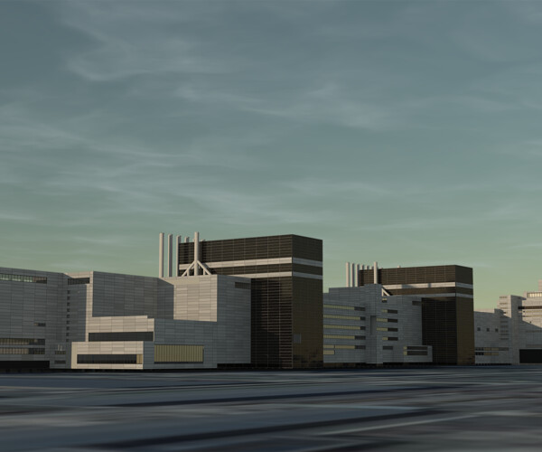 ArtStation - Chernobyl Nuclear Power Plant 3D model | Resources