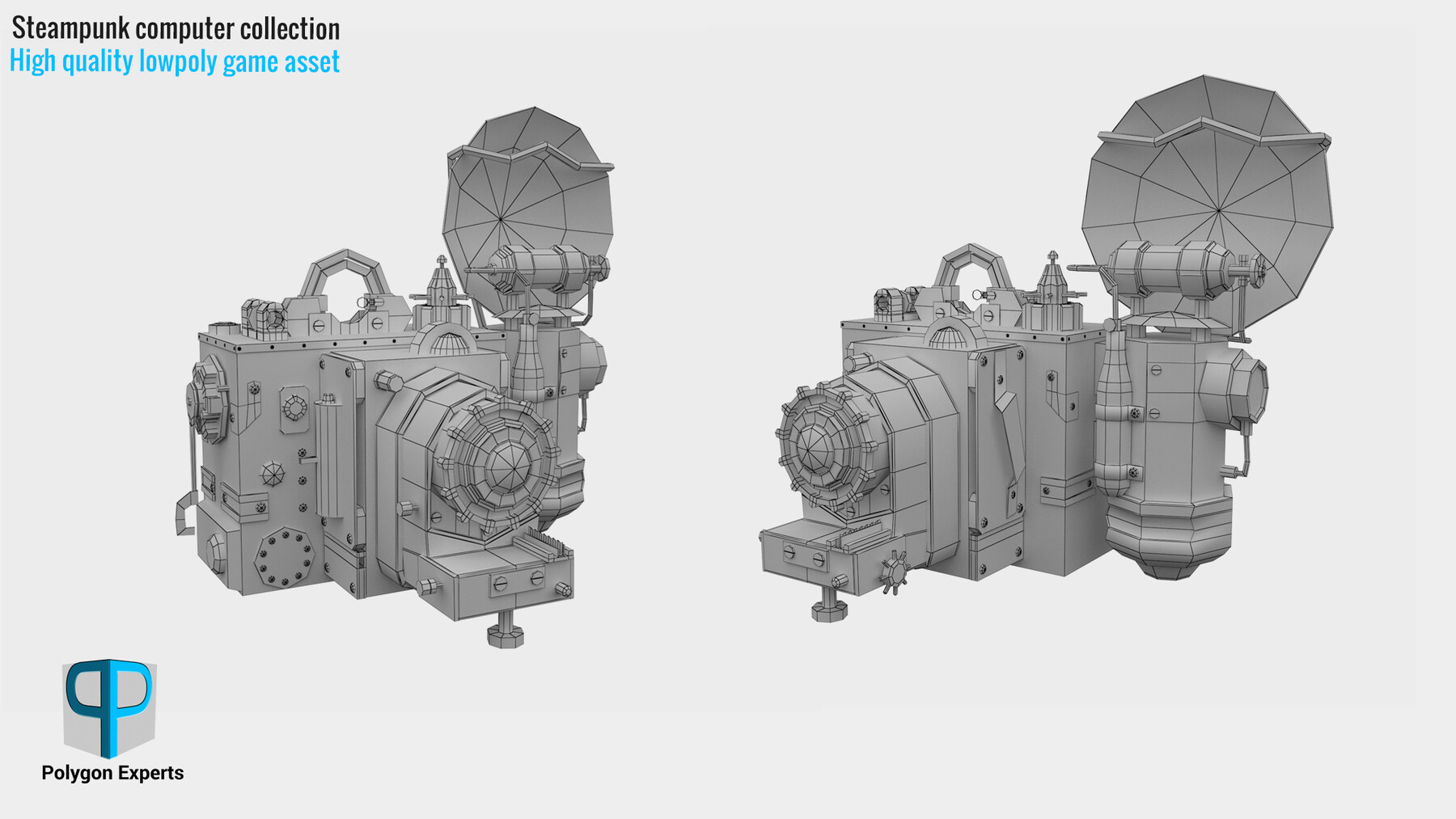 ArtStation - Steampunk computer collection | Game Assets