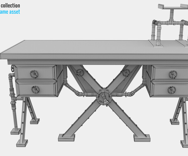 ArtStation - Steampunk computer collection | Game Assets