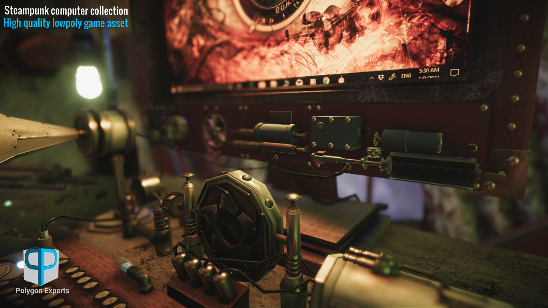 ArtStation - Steampunk computer collection | Game Assets