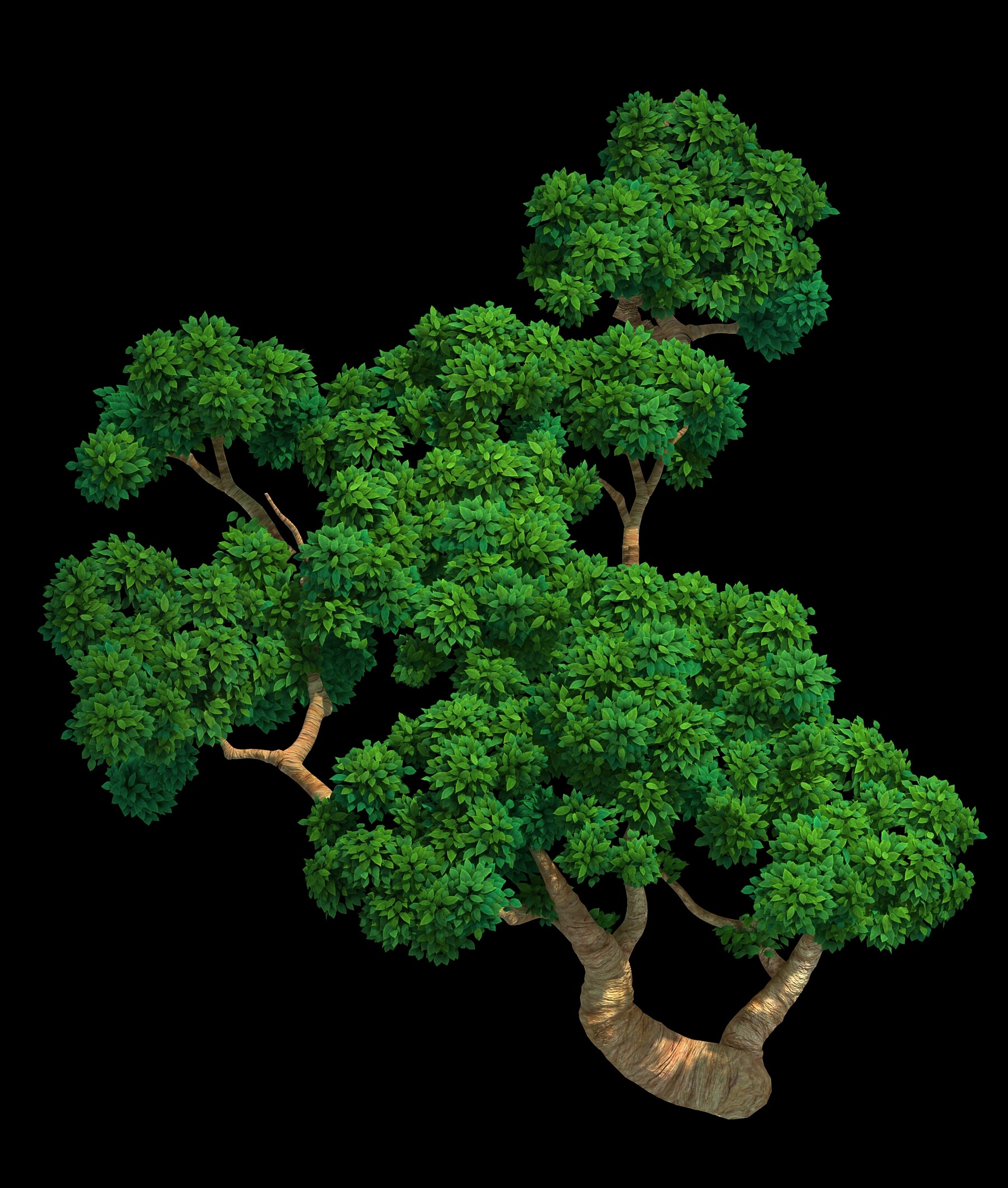 ArtStation - One hundred acres forest-tree 01 | Game Assets