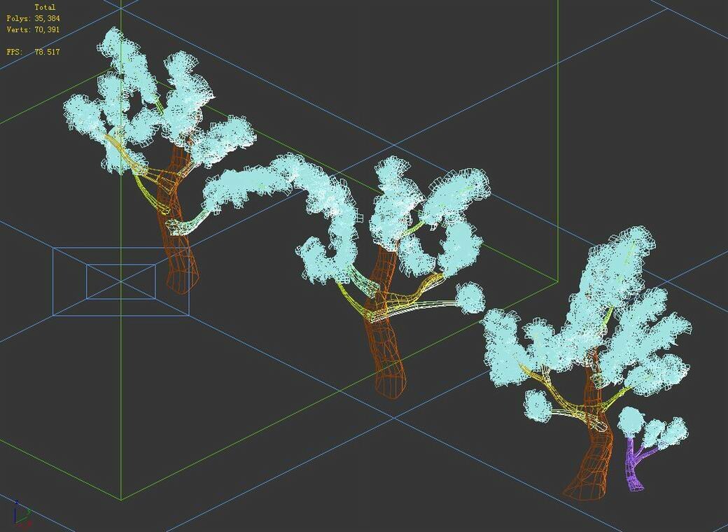 ArtStation - Acres of forest-tree 02 | Game Assets