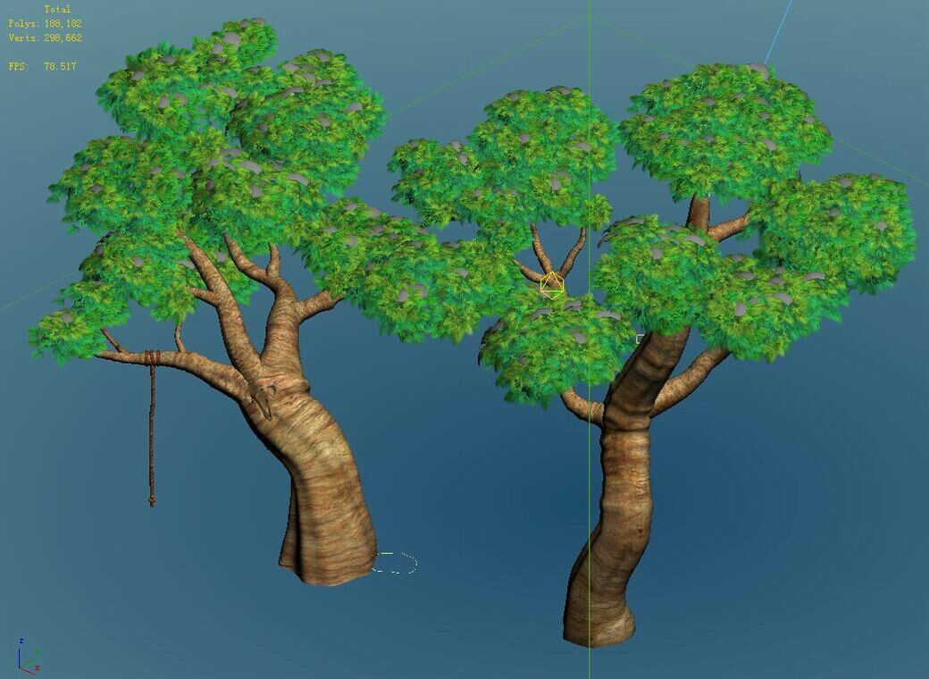 ArtStation - Acre Trees - Trees 03 | Game Assets