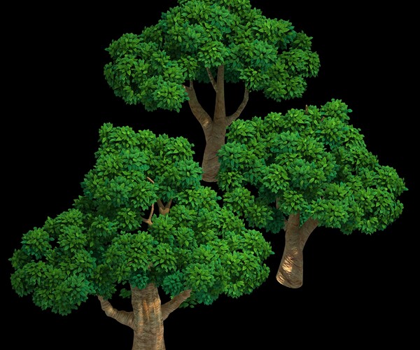 ArtStation - Acre Trees - Trees 04 | Game Assets